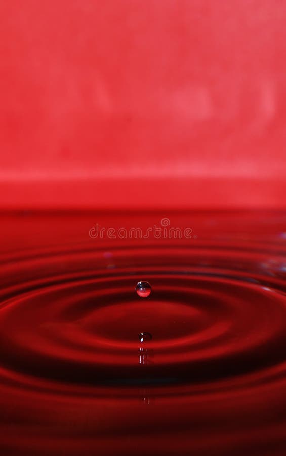 Ripples on red water stock photo. Image of nature, flowing - 11036956