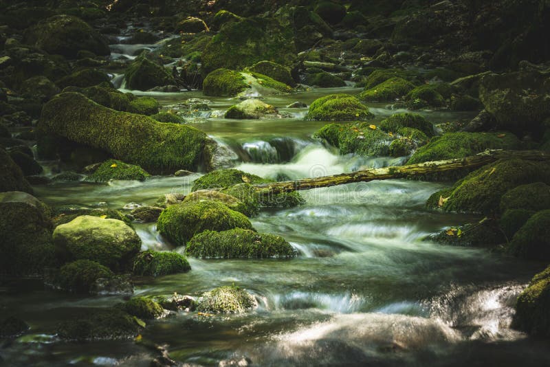 Ripples of the River through the Rocks Stock Image - Image of river ...