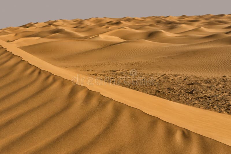 Ripples of the Sahara Desert in Tunisia Stock Photo - Image of dunes ...