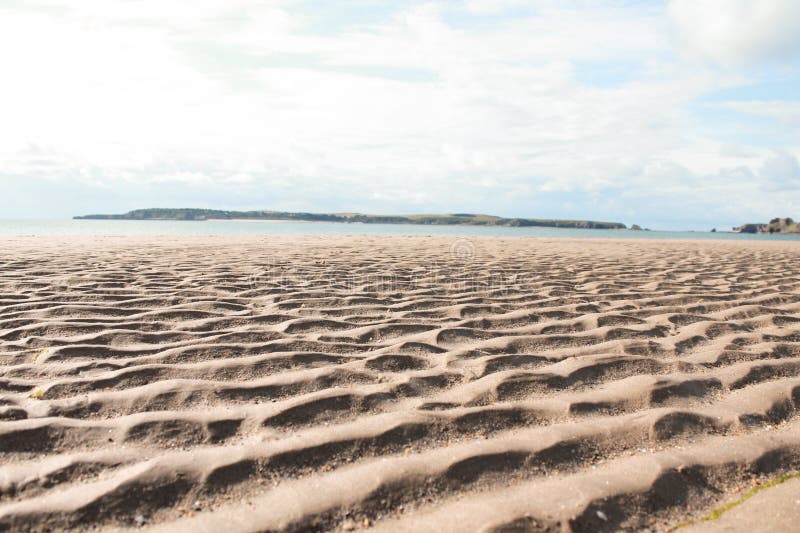Ripples in the sand stock image. Image of dunes, wales - 43799615
