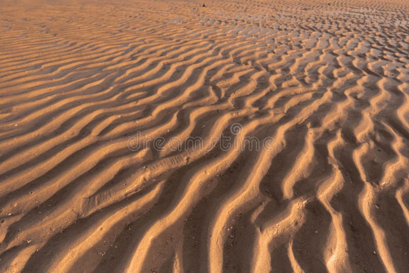 Pattern of Sand Waves and Beautiful Scenery in the Sunrise,Koh Yao Yai ...