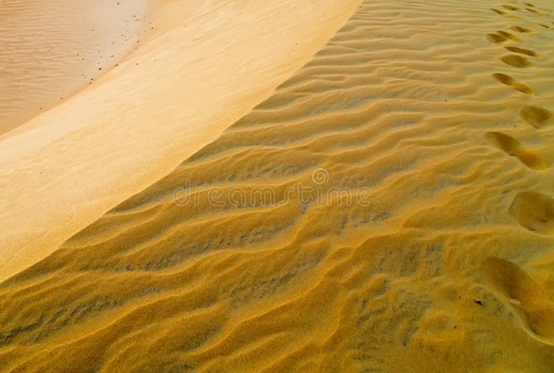 Ripples Sands of the Desert Stock Image - Image of dunes, horizon ...