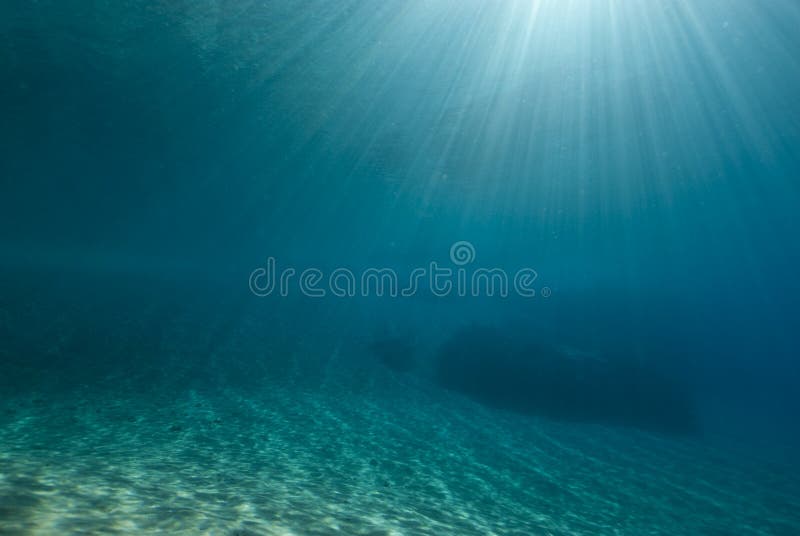 Ripples of Sunlight Underwater Stock Photo - Image of tranquil, waters ...