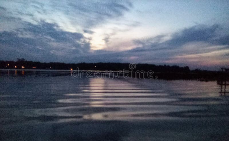 A Gorgeous Florida Sunset in Hawthorn. Stock Image - Image of sunset ...