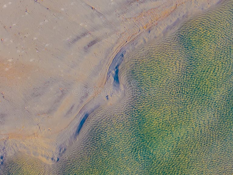 Birds Eye View of Ripples in the Water. Stock Image - Image of patterns ...