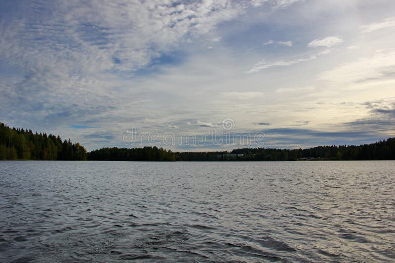 Ripples from the Wind on the River Stock Image - Image of clean ...