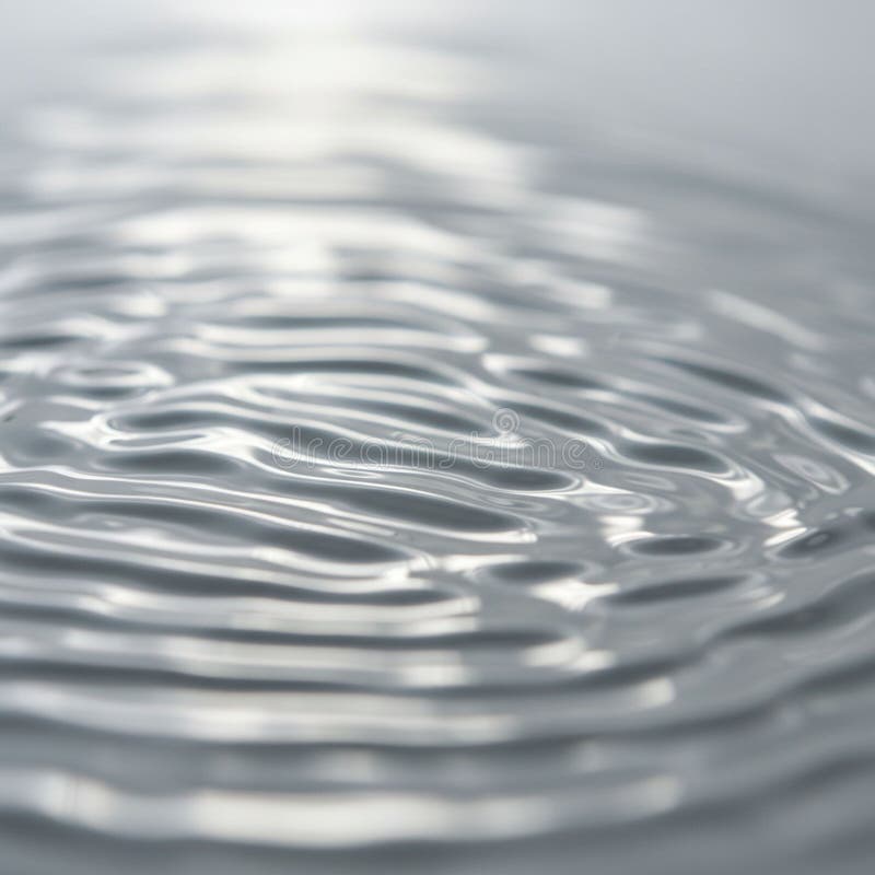 Ripples on a Water Surface Create Gentle Waves with Fluid, Undulating ...