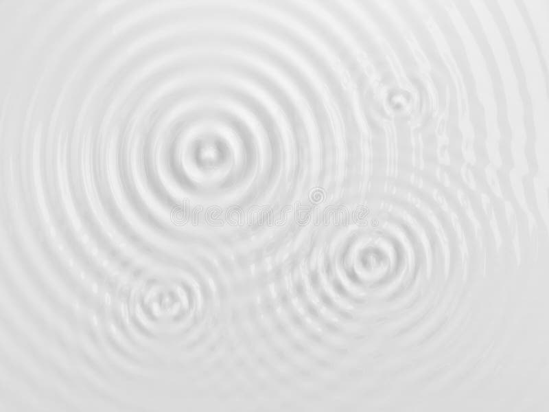 Ripples on a White Liquid Surface Stock Illustration - Illustration of ...