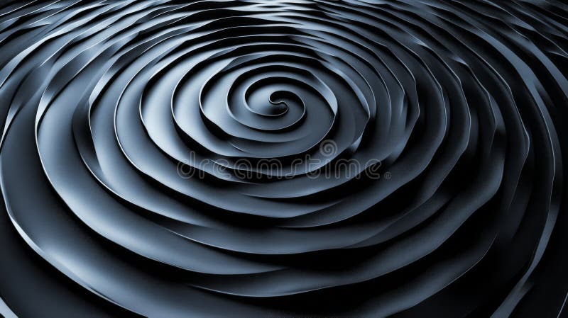 Rippling Black Surface Creates Mesmerizing Concentric Patterns ...