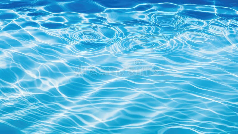 Rippling Blue Pool stock illustration. Illustration of reflection ...