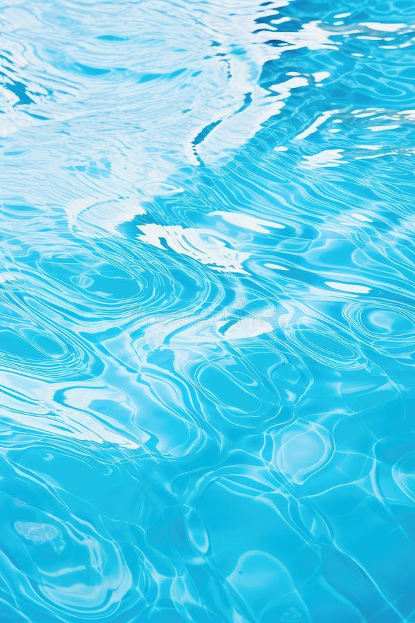 Rippling Blue Pool Water stock illustration. Illustration of water ...