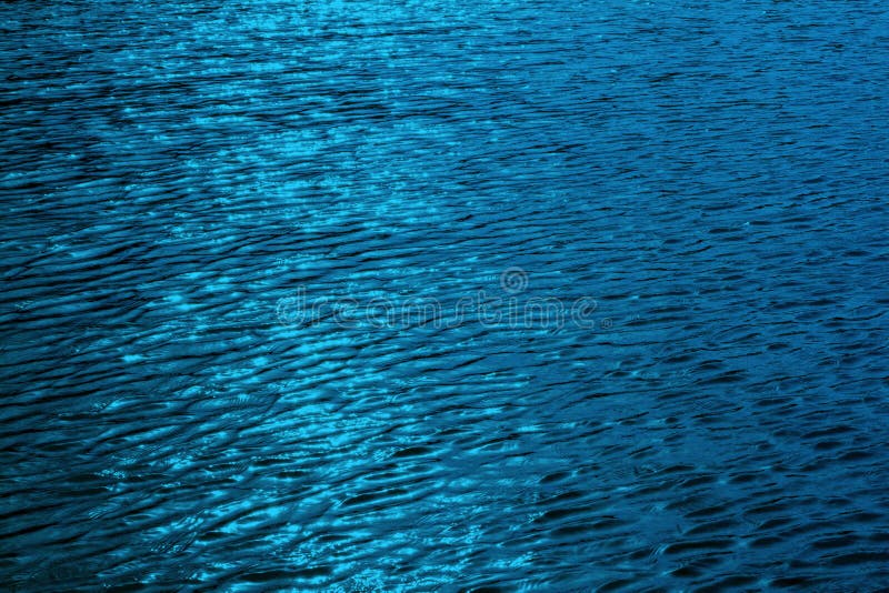 Rippling Blue Water Surface.water River for Background Stock Photo ...