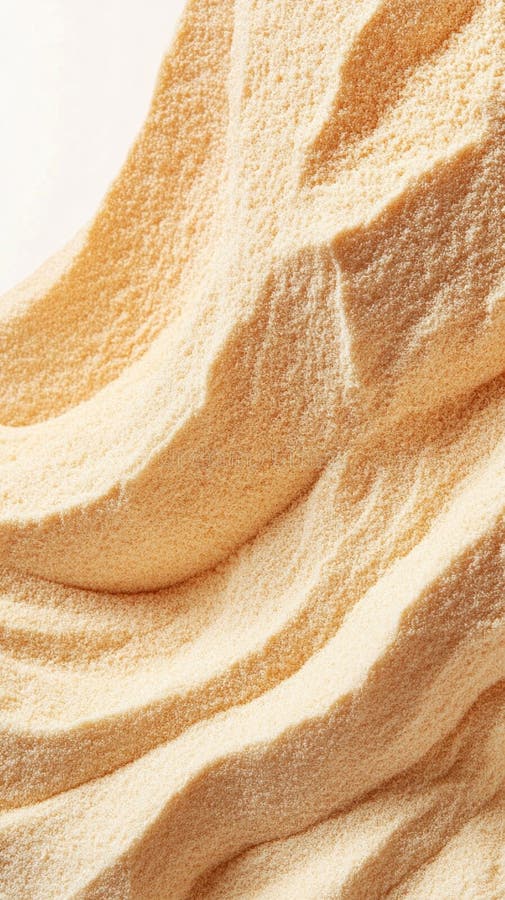 Rippling Golden Dunes Display Intricate Textures and Patterns in a ...