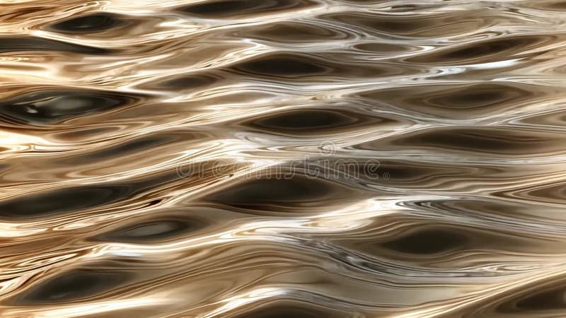 Waves of Shimmering Liquid Texture with Captivating Light Reflections ...