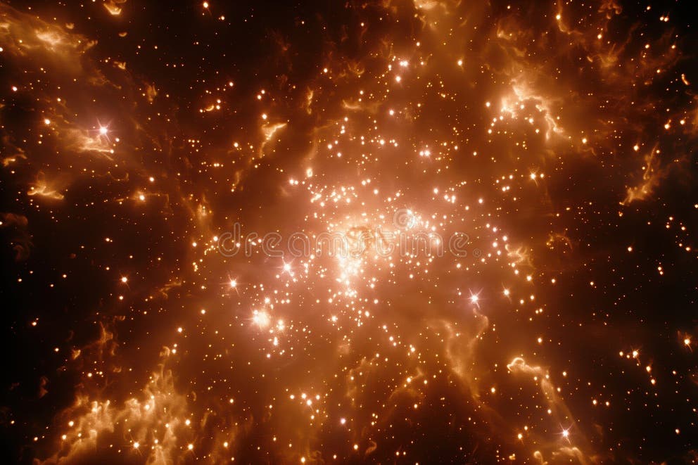 Rippling Molecular Shockwave Light Stock Illustration - Illustration of ...