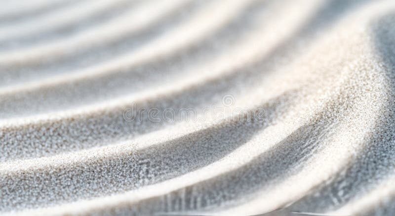 Rippling Sand Patterns Created by Gentle Wind in a Coastal Area Stock ...