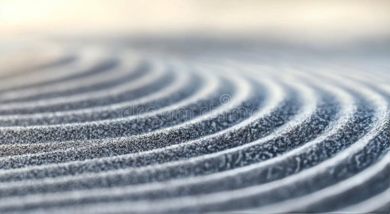 Rippling Sand Patterns Created by Gentle Wind in a Coastal Area Stock ...