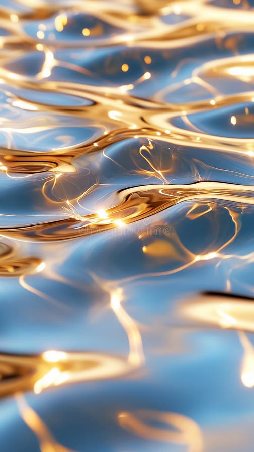 Rippling Water Features a Mesmerizing Dance of Highlights and Soft ...