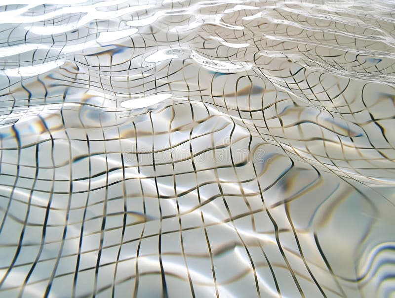 Rippling Water Over Tiled Surface Stock Image - Image of calm, ripple ...