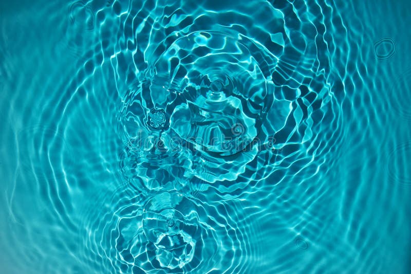 Rippling Water Surface with Circular Waves Stock Image - Image of ...