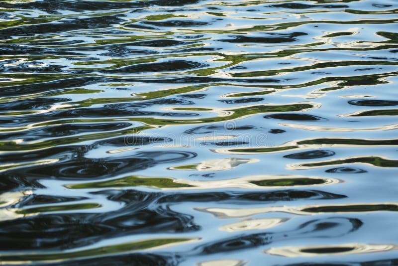 Rippling Water Surface. Flowing Water Surface Stock Image - Image of ...