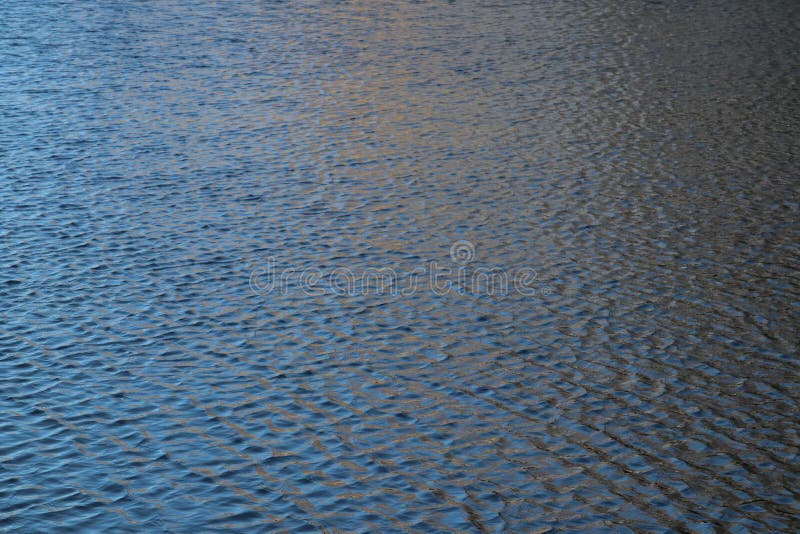 Rippling Water on the Surface of a Lake Stock Image - Image of macro ...