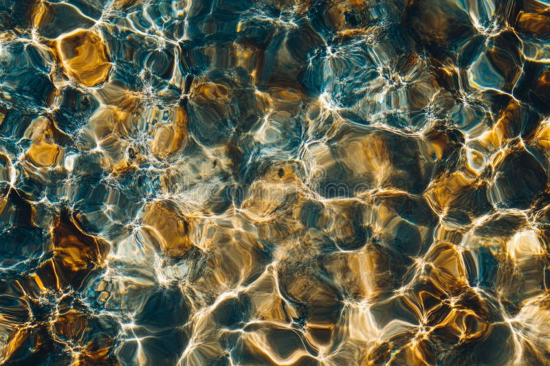 Rippling Water Surface Texture, Detailed and Reflective, Capturing ...