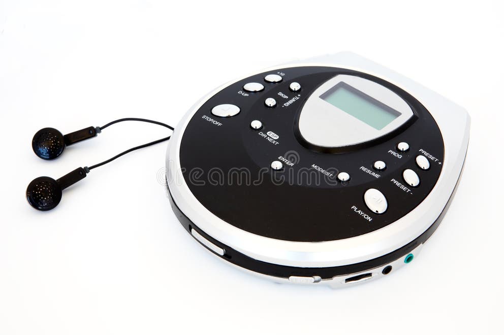 Riproduttore di musica fotografia stock. Immagine di cuffie - 957318