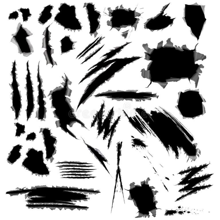 Rips and tears stock illustration. Illustration of note - 19634518