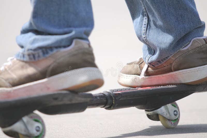 Using Hoverboard Electric Smart Scooter Self Balancing Editorial Stock ...