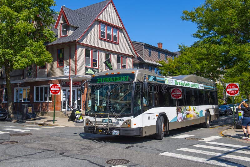 RIPTA Public Bus, Providence, Rhode Island, USA Editorial Photography ...