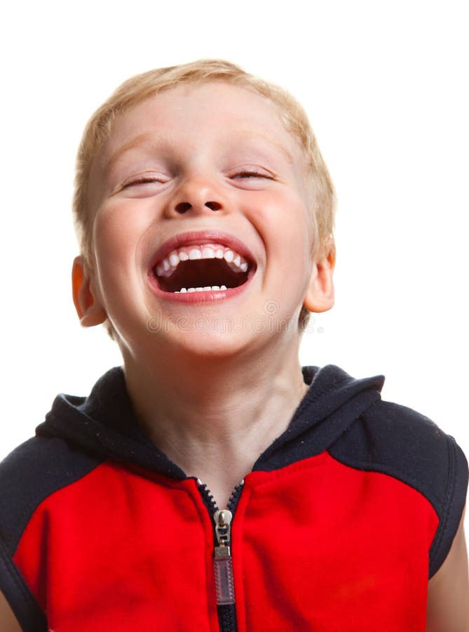 Rire d'enfant photo stock. Image du joyeux, franc, drôle - 28286092