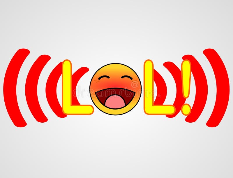 Risata fuori alto illustrazione vettoriale. Illustrazione di riga ...