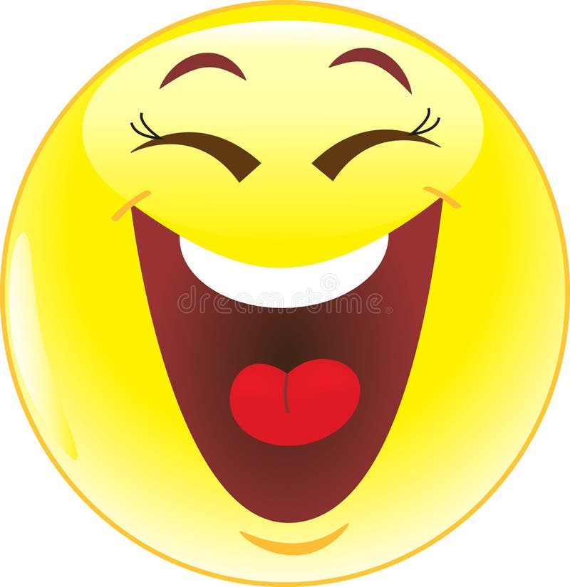Smiley di risata illustrazione di stock. Illustrazione di sfera - 36182688