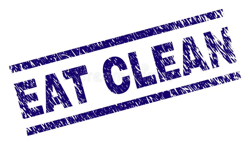 Riscado Textured COMA O Selo LIMPO Do Selo Ilustração do Vetor ...