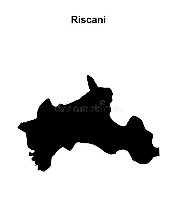 Riscani outline map stock vector. Illustration of raions - 360610291