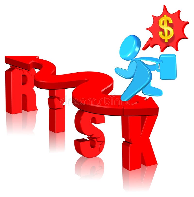 Rischio d'investimento illustrazione di stock. Illustrazione di ...