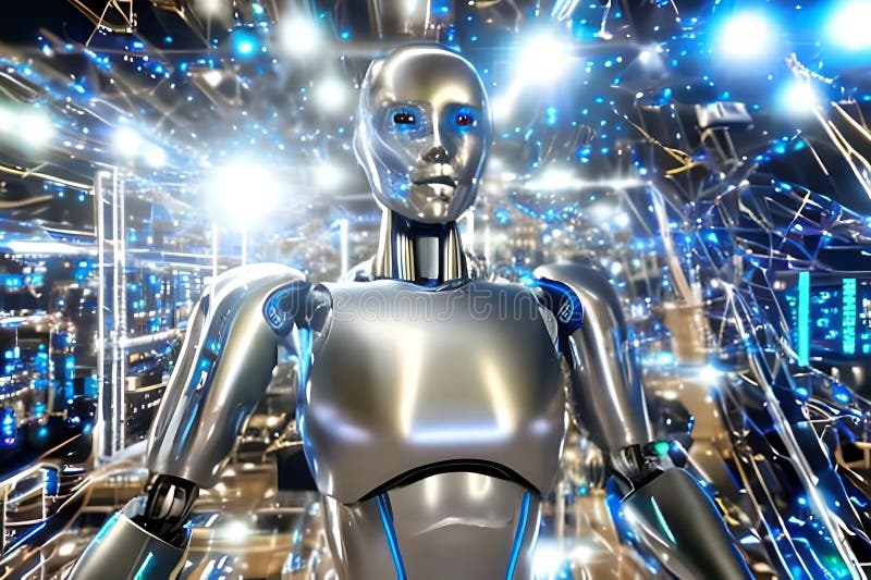 Rise of Artificial Intelligence Stock Illustration - Illustration of ... Rise of Artificial Intelligence Stock Illustration - Illustration of ...