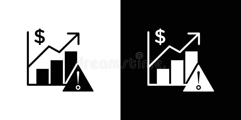 Rise Price Icon Linear Logo Isolated Stock Illustration - Illustration ...