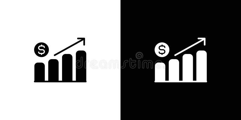 Rise Price Icon Set Vector Illustration Stock Illustration ...