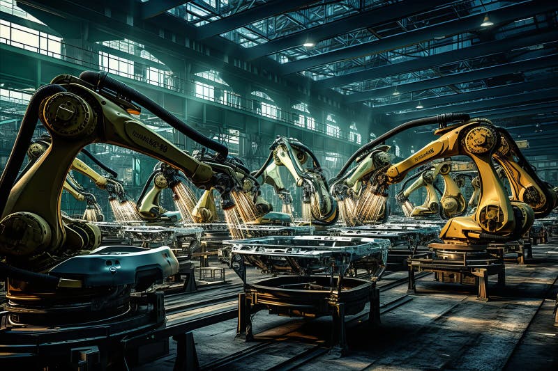 The Rise of Robotic Workforce. Human Workers Replaced by Automation in ...