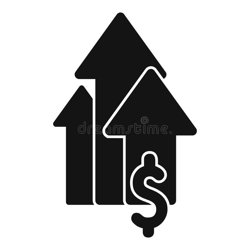 Rise Up Money Graph Icon Simple Vector. Payment Chart Stock ...