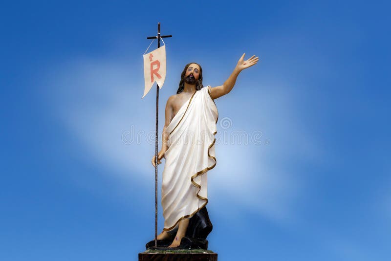 Risen Jesus Christ Catholic Image Stock Photo - Image of catholic ...
