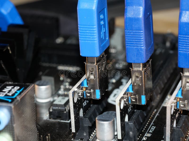 Riser for Mining on Video Card. Device for Collecting a Mining Farm ...