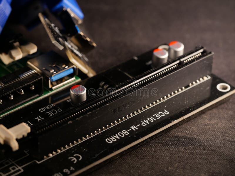 Riser for Mining on Video Card. Device for Collecting a Mining Farm ...