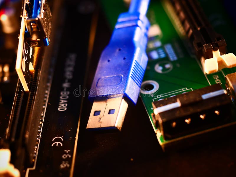 Riser for Mining on Video Card. Device for Collecting a Mining Farm ...