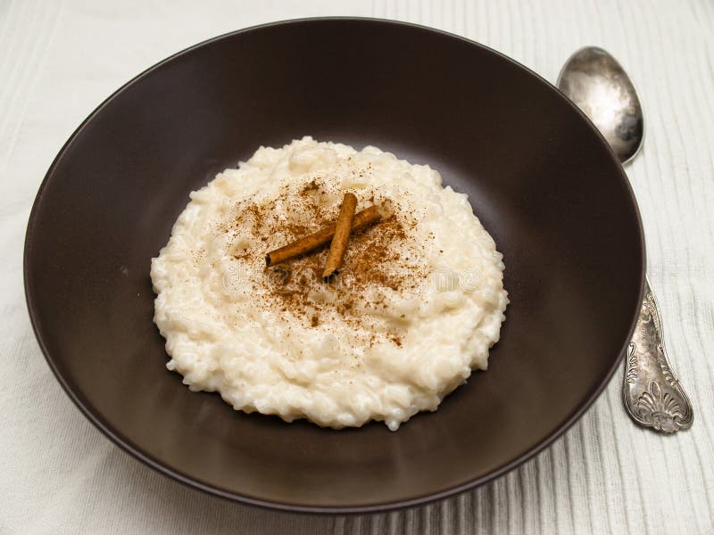 RisgrynsgrÃ¶t stock photo. Image of sugar, rice, scandinavia - 76052928