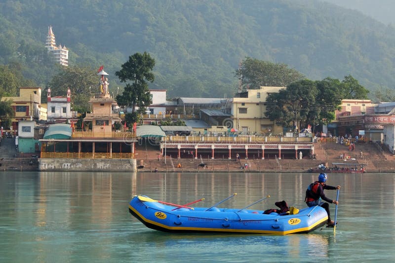 Rafting on the Ganga River in Rishikesh Editorial Photography - Image ...