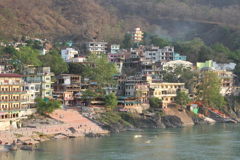 Rishikesh, India editorial stock image. Image of ganges - 71484784