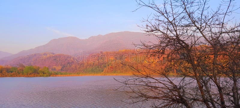 Rishikesh Mountain View India Sun Set Stock Image - Image of india ...